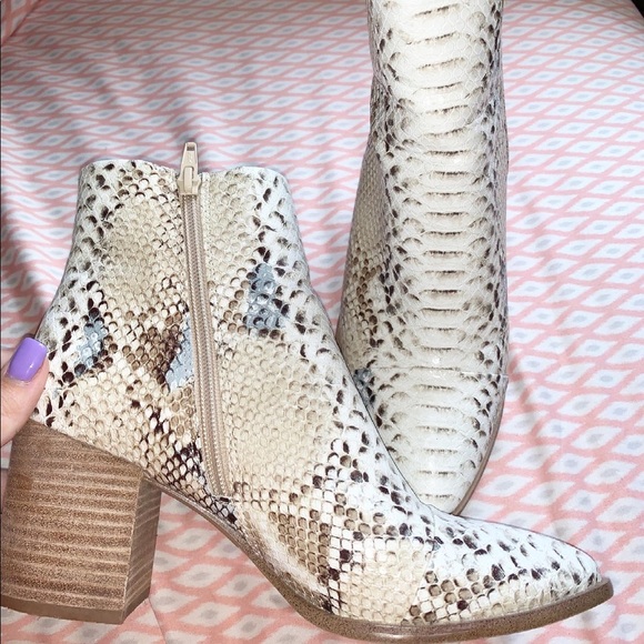 Report | Shoes | Report Snake Skin Booties | Poshmark